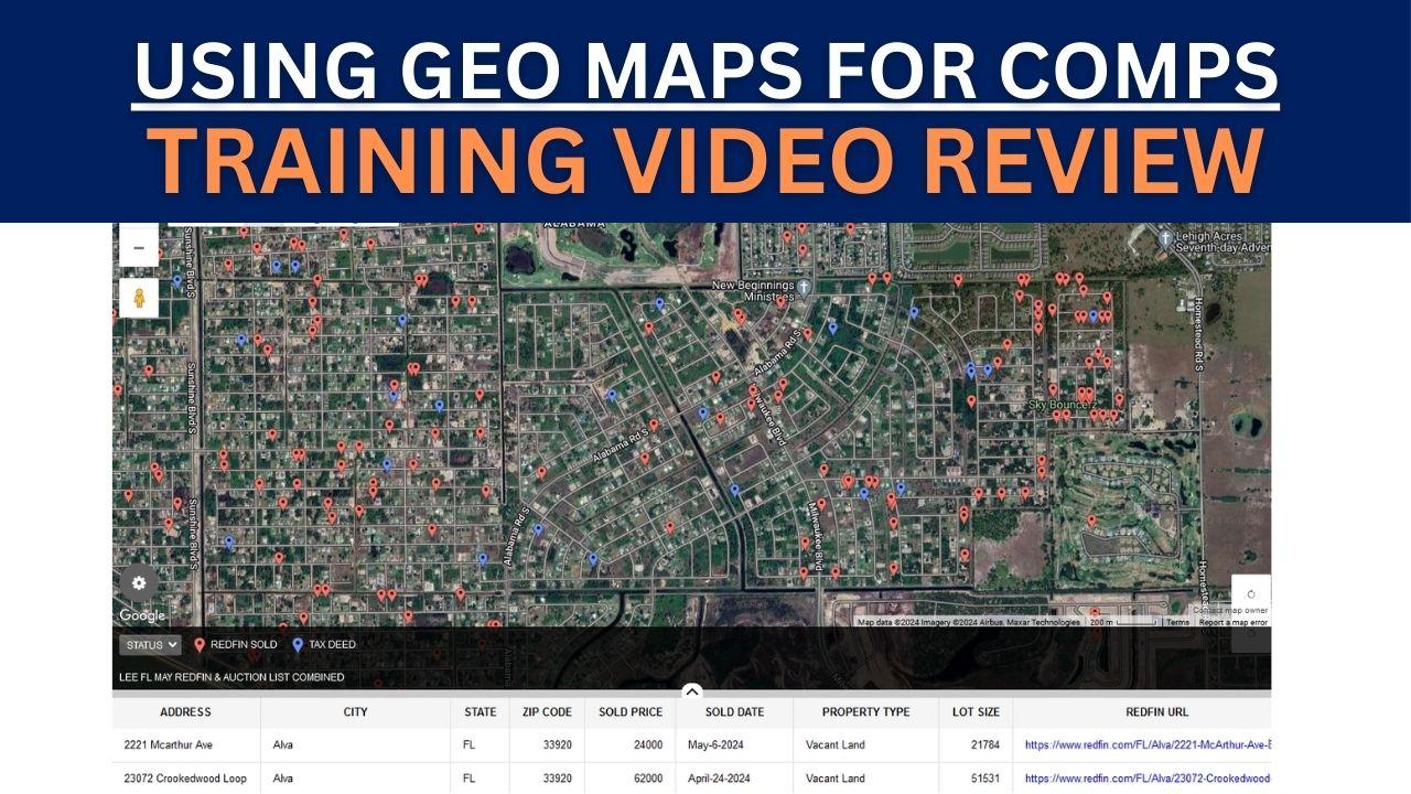 Using GEO Maps to find COMPS!