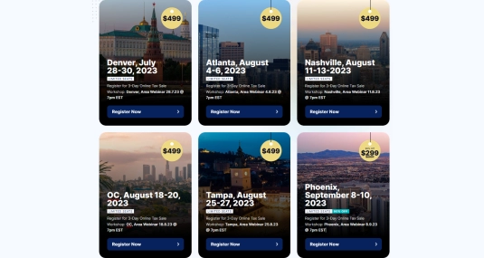 3-Day Workshop Schedule Posted for 2024! See Locations